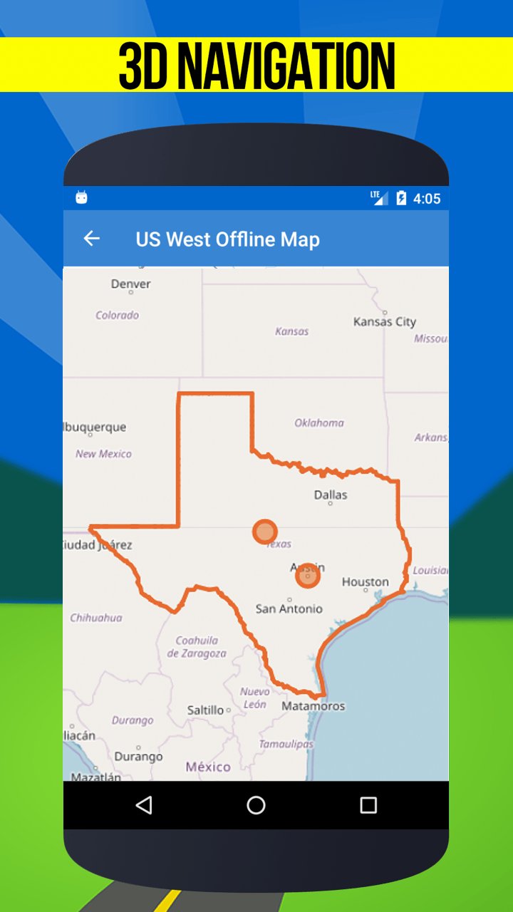 🌏 GPS Maps of Us West: Offline Map Navigation APK for Android Download