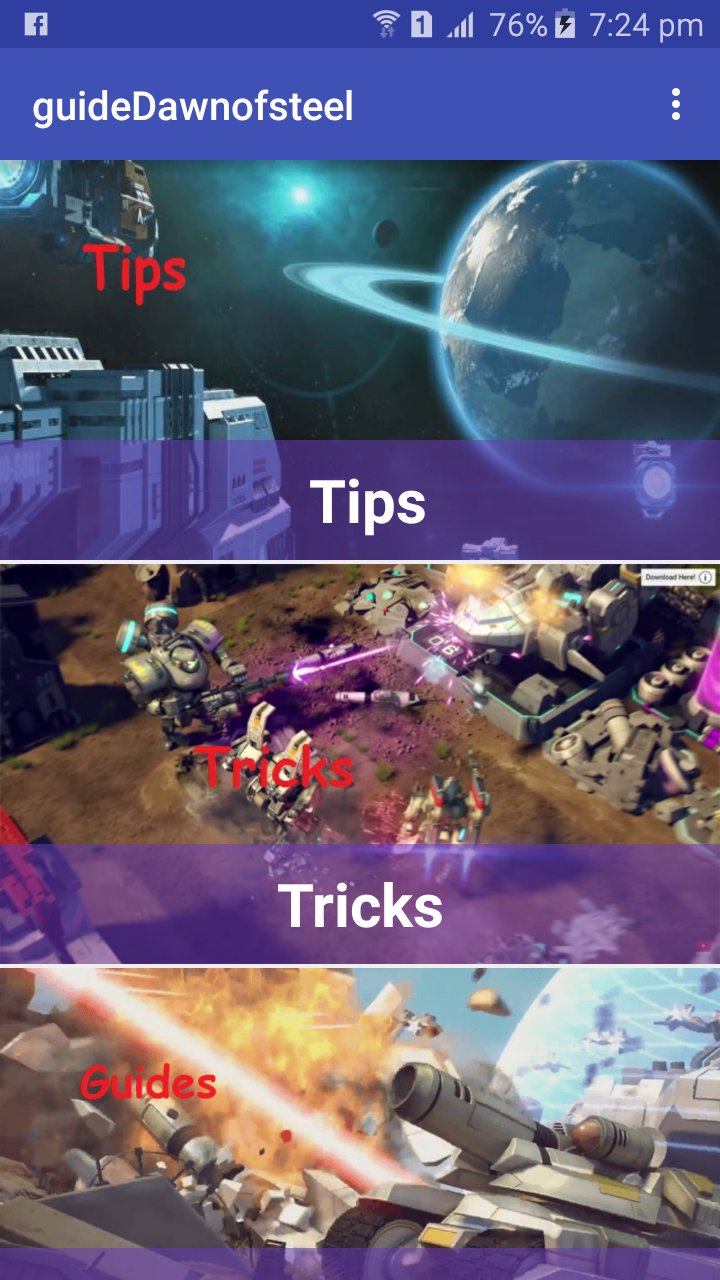 Guide for Dawn of Steel APK for Android Download
