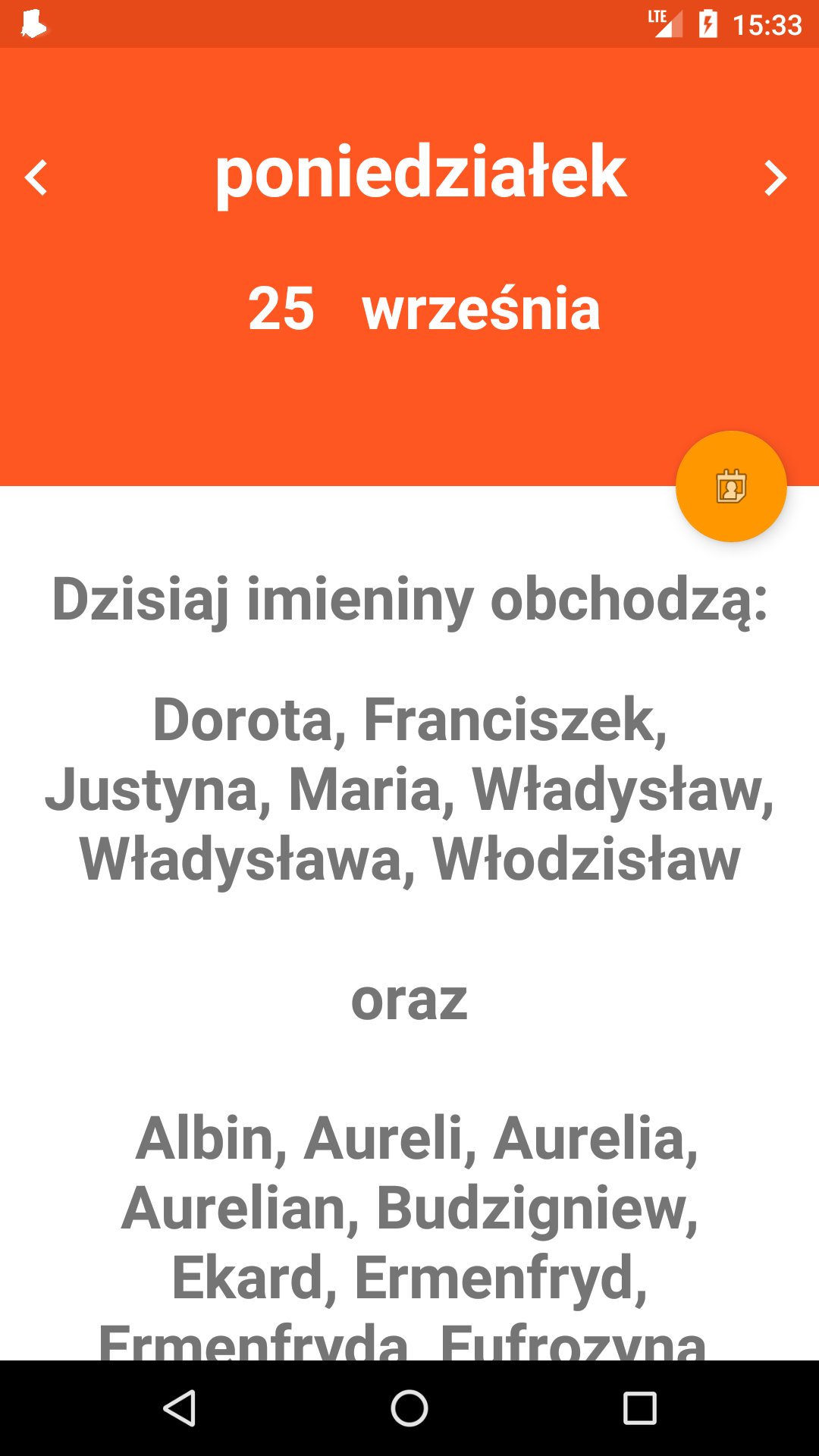 Télécharger le fichier APK de la dernière version 1.19 de Imieniny w ...