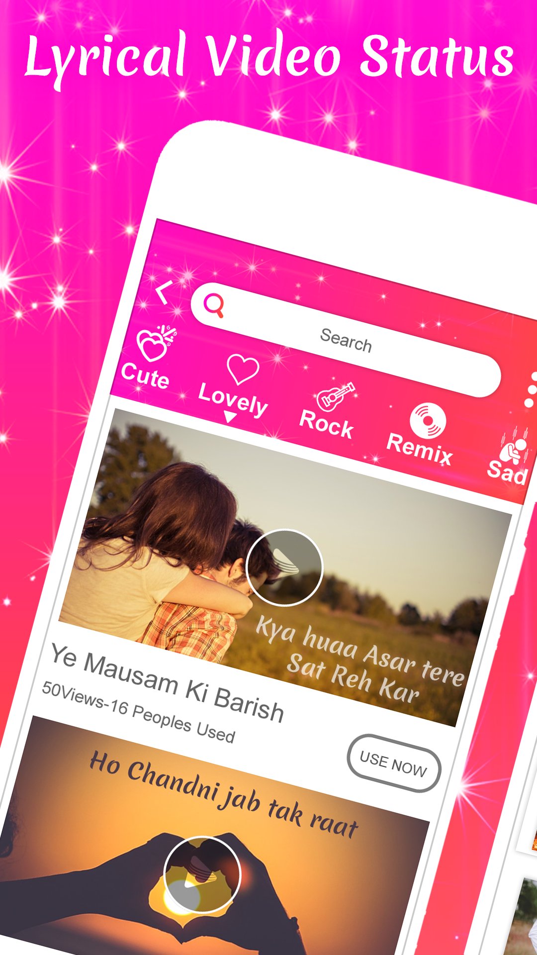 Скачать Lyrical.ly - Lyrical video status APK для Android