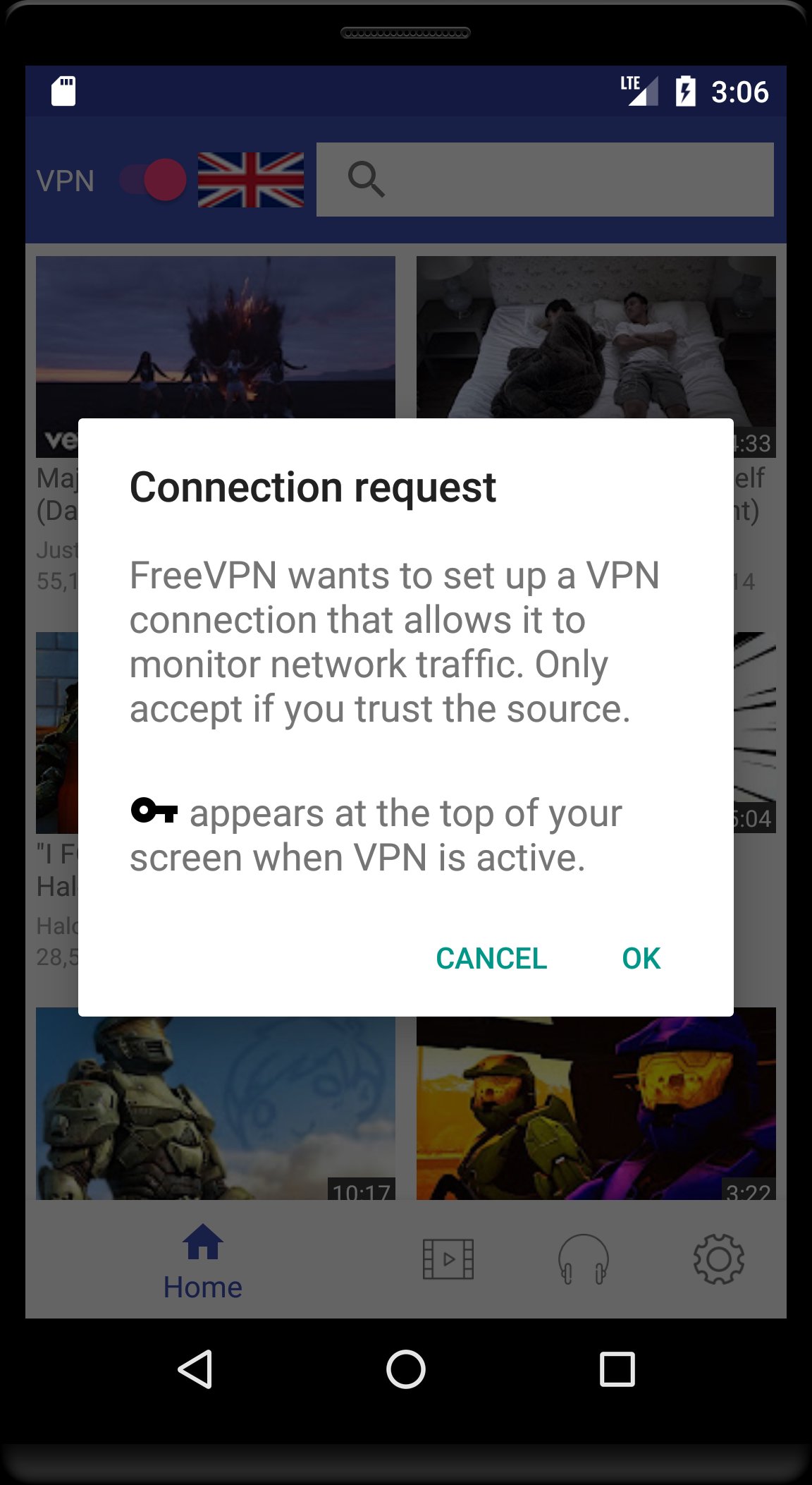 Free VPN Video Player APK for Android Download