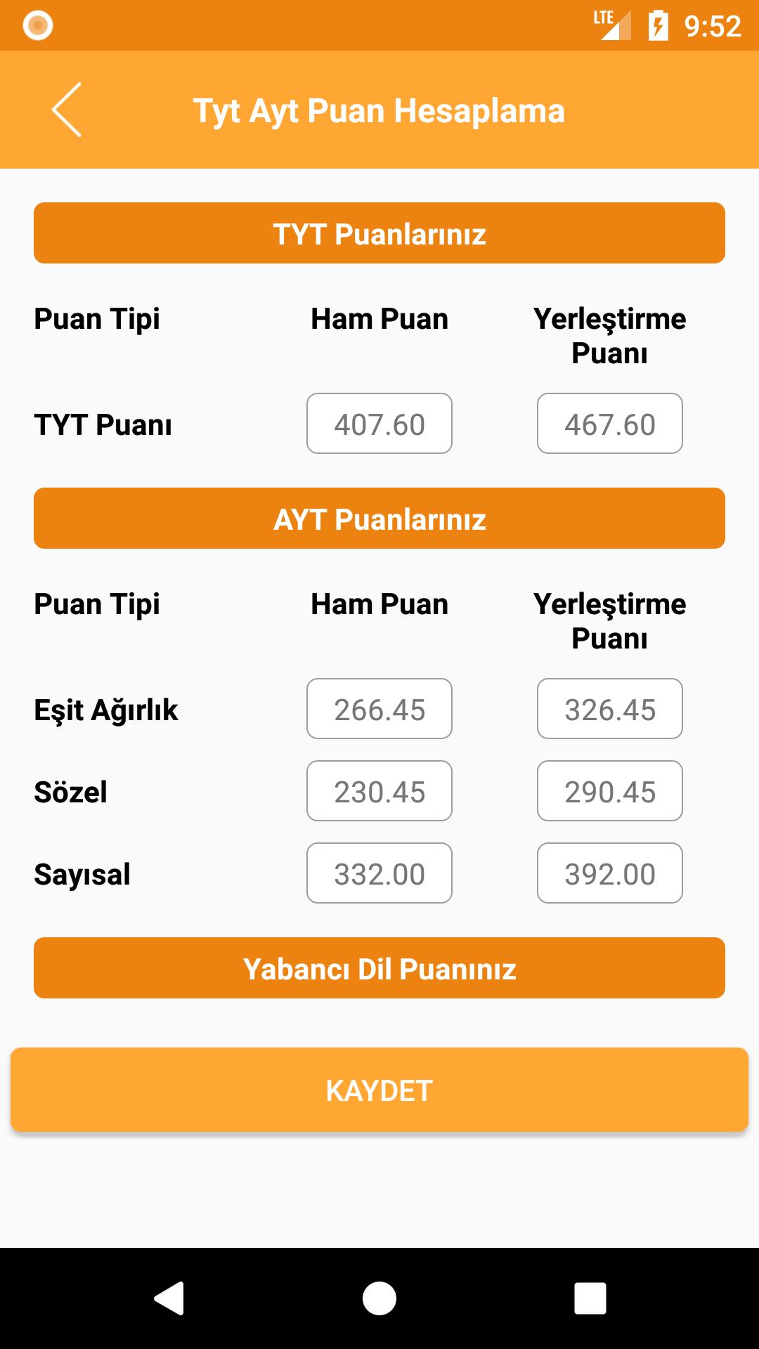 YKS (TYT-AYT) Puan Hesaplama APK für Android herunterladen YKS (TYT-AYT) Puan Hesaplama APK für Android herunterladen