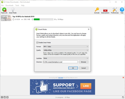 4K Video Downloader for PC Windows 4.28.0.5600 Download