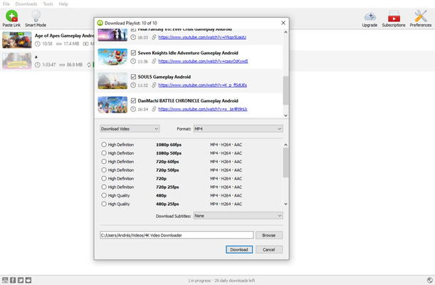 4K Video Downloader for PC Windows 4.33.4.0167 Download