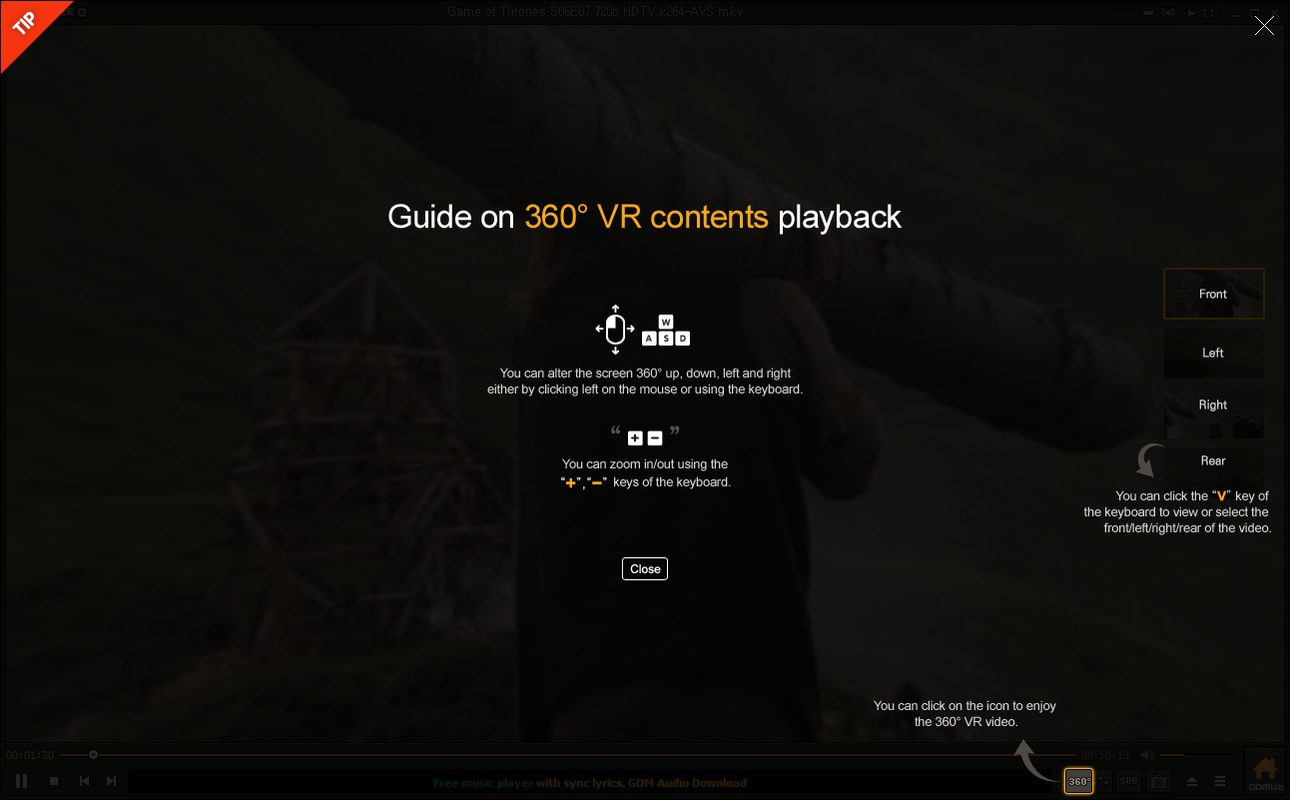 Download GOM Player Latest 2.3.78.5343 for Windows PC