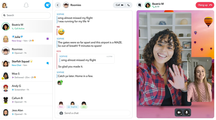 Snapchat for PC Windows 3.0.1.0 Download