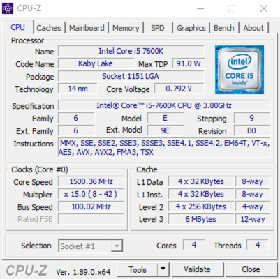 CPU-Z for PC Windows 2.10 Download