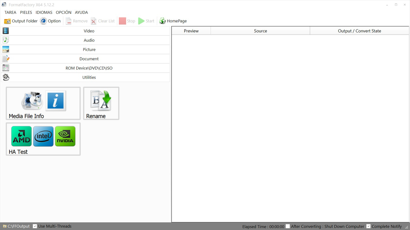 FormatFactory for PC Windows 5.20.0.0 Download