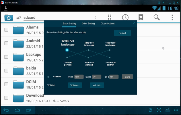 Droid4X for PC Windows 0.9.0 Download