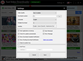 Fast Video Downloader for PC Windows 4.0.0.74 Download