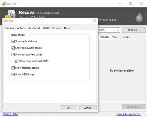 Recuva for PC Windows 1.54.120 Download