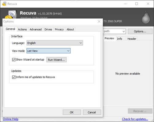 Recuva for PC Windows 1.54.120 Download