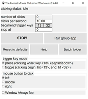 The Fastest Mouse Clicker for PC Windows 2.6.2.0-fix Download