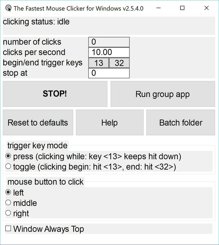 Download The Fastest Mouse Clicker Latest 2.6.2.0-fix for Windows PC