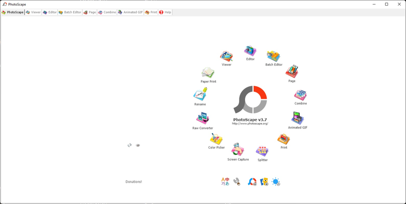 Photoscape for PC Windows 3.7 Download