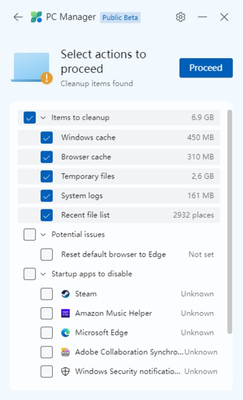 Microsoft PC Manager for PC Windows 3.12.5.0 Download