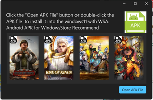 APK Installer on WSA for PC Windows 1.2022.208.0 Download