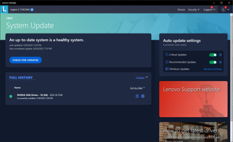 Lenovo Vantage for PC Windows 10.2603.12.0 Download