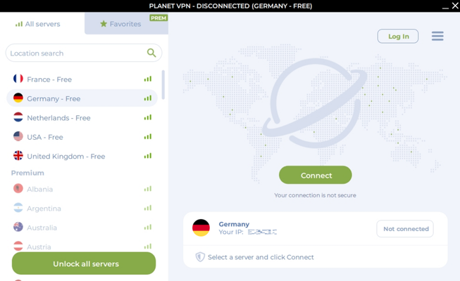 Free VPN Planet for PC Windows 2.10.30.68 Download