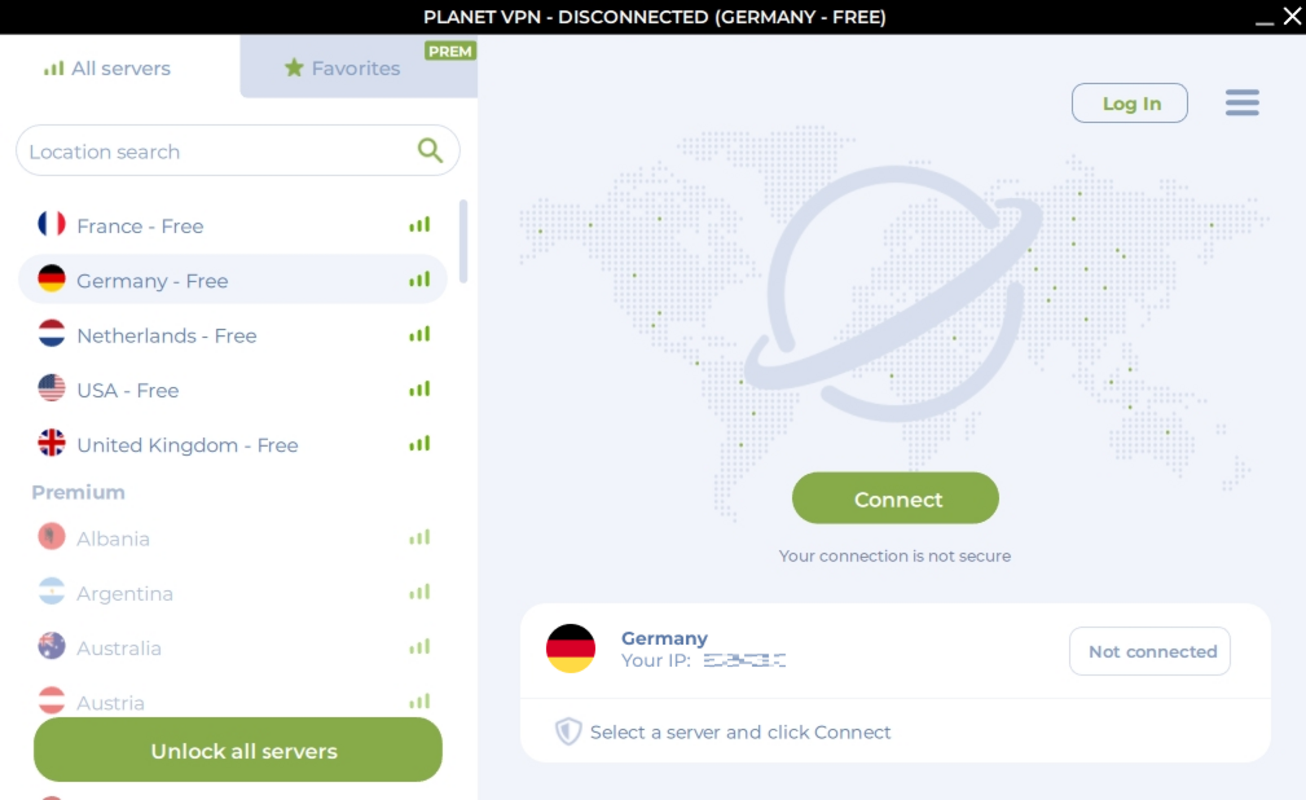 Free VPN Planet for PC Windows 2.10.30.68 Download
