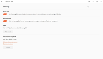 Samsung DeX for PC Windows 1.0.0.62 Download