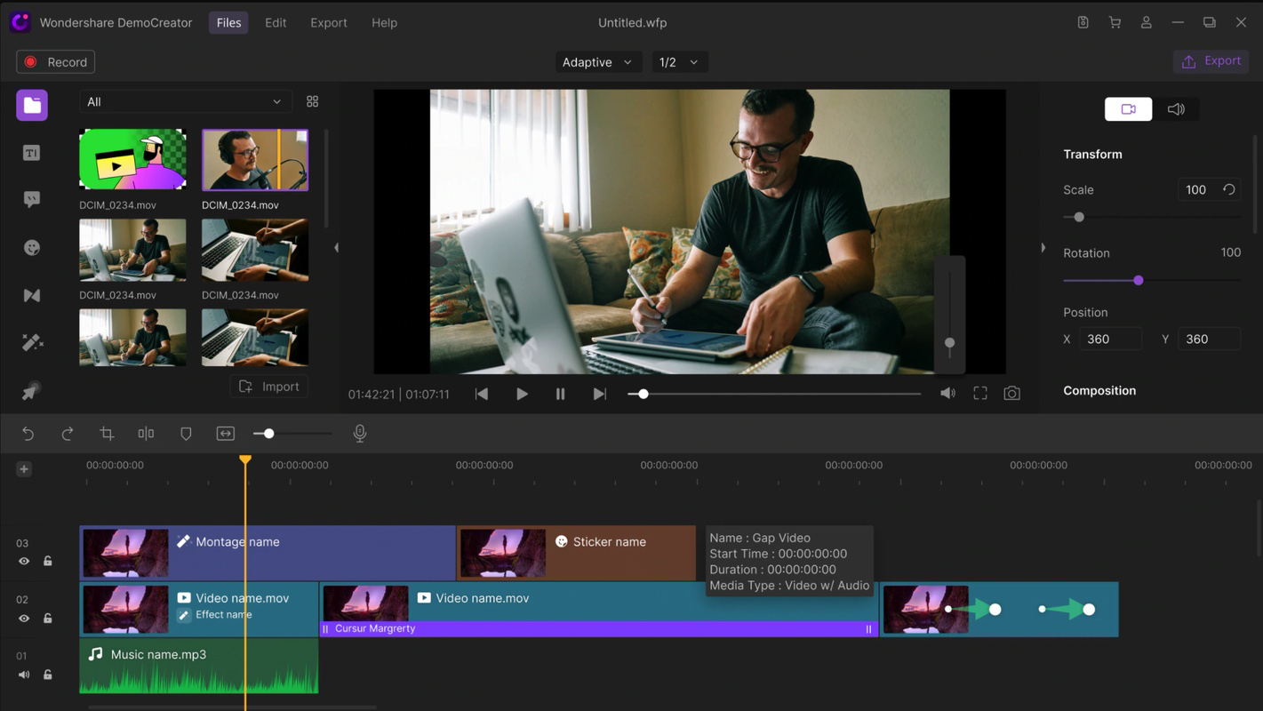 Download Wondershare DemoCreator Latest 8.8.7 for Windows PC
