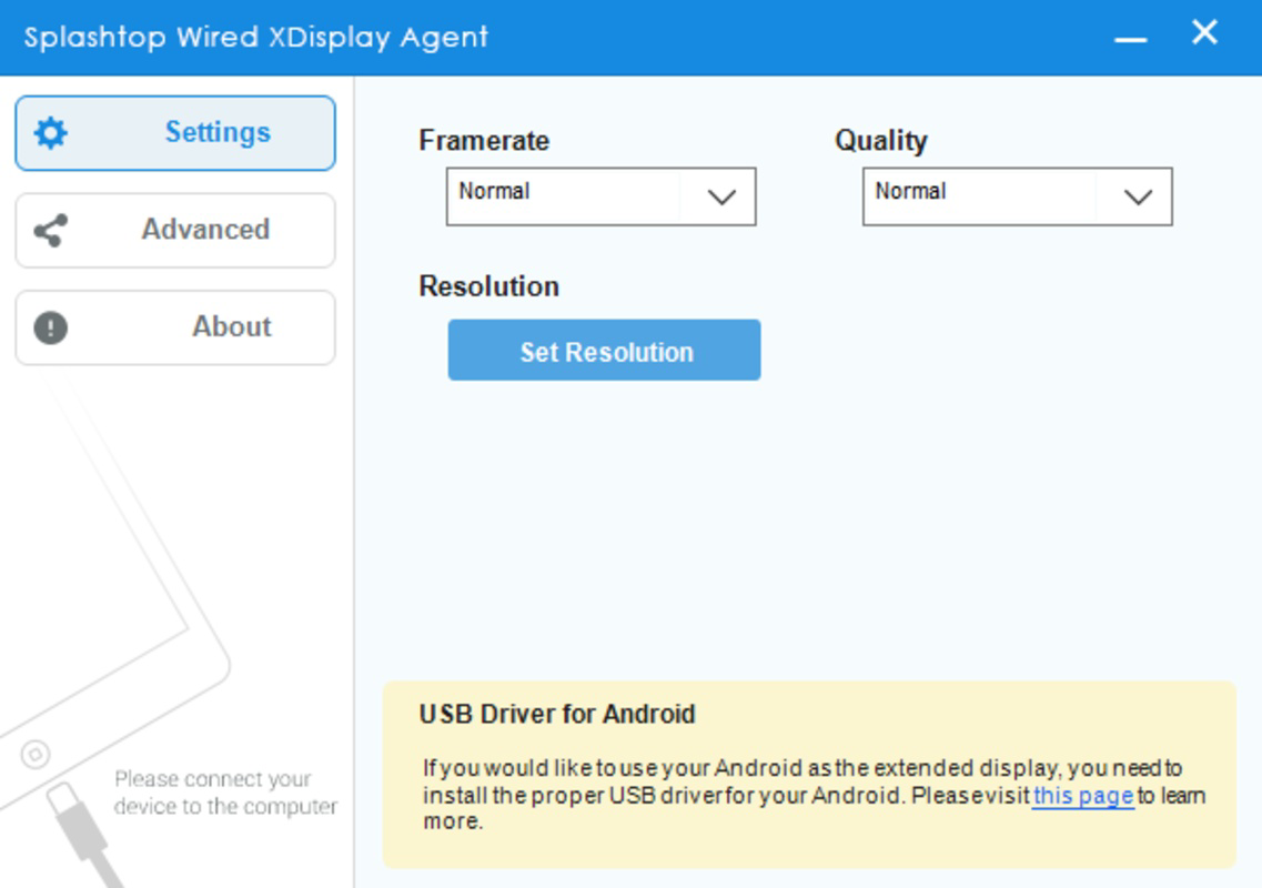 Splashtop Wired XDisplay for PC Windows 1.5.8.3 Download