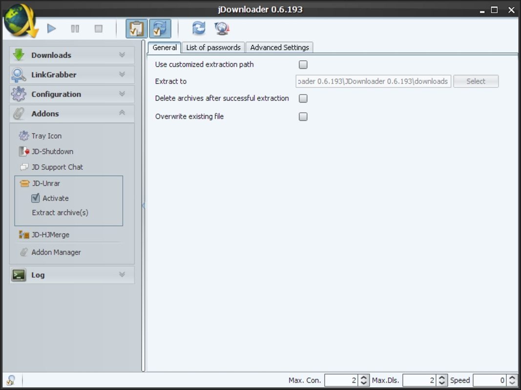JDownloader for PC Windows 2.0.53709.0 Download