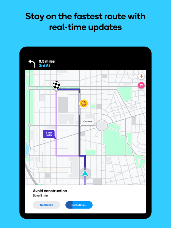 Waze Navigation & Live Traffic for iOS (iPhone/iPad/iPod touch) - Free ...