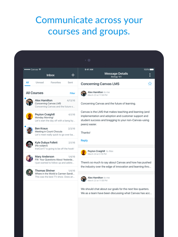 Canvas by Instructure for iOS (iPhone/iPad) - Free Download at AppPure