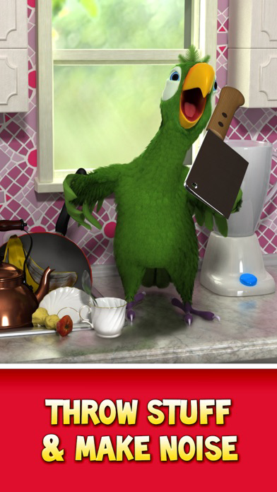 Talking Pierre the Parrot for iOS (iPhone) - Free Download at AppPure