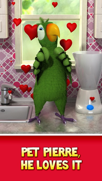 Talking Pierre the Parrot for iOS (iPhone) - Free Download at AppPure