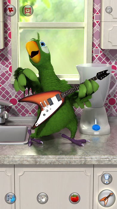 Talking Pierre the Parrot for iOS (iPhone) - Free Download at AppPure