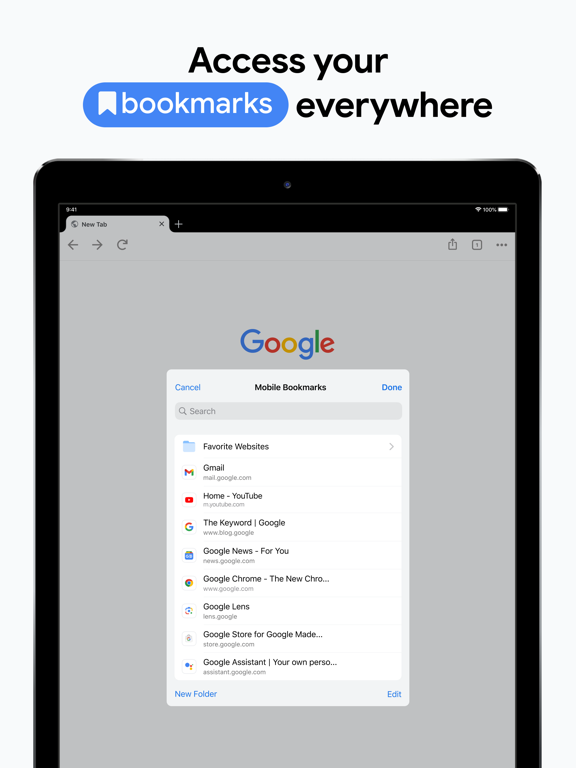 Google Chrome for iOS (iPhone/iPad/iPod touch) - Free Download at AppPure