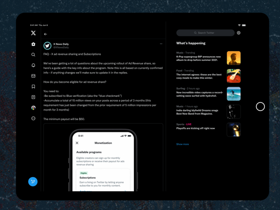 X for iOS (iPhone/iPad/Apple TV/iPod touch) - Free Download at AppPure