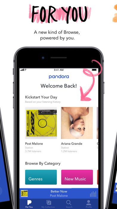 Pandora: Music & Podcasts for iOS (iPhone/iPad) - Free Download at AppPure