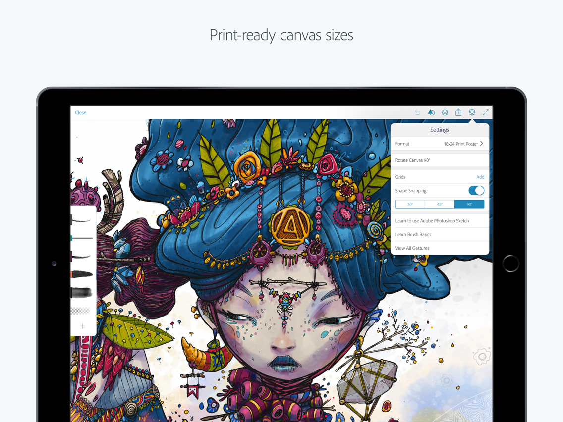 Adobe Photoshop Sketch for iOS (iPhone/iPad) - Free Download at AppPure