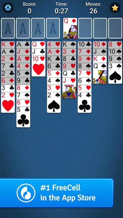 FreeCell Solitaire Card Game for iOS (iPhone/iPad) - Free Download at AppPure