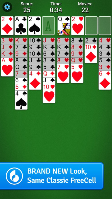 FreeCell Solitaire Card Game for iOS (iPhone/iPad) - Free Download at AppPure
