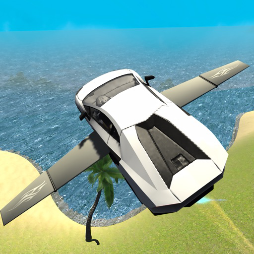 Flying Car Driving Simulator Free: Extreme Muscle Car - Airplane Flight ...