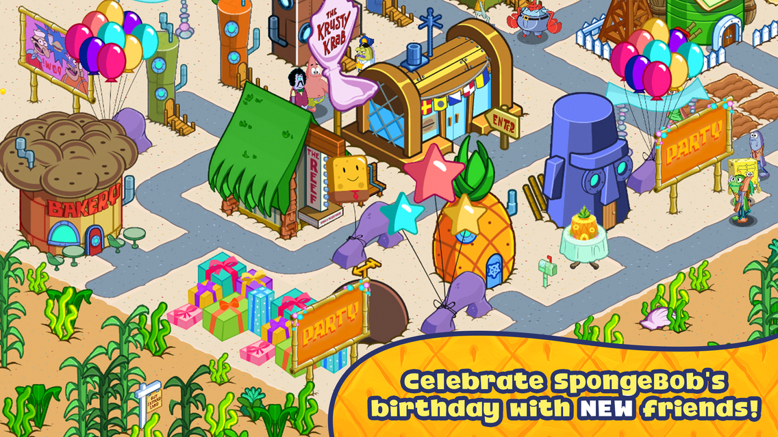 SpongeBob Moves In for iOS (iPhone/iPad) - Free Download at AppPure