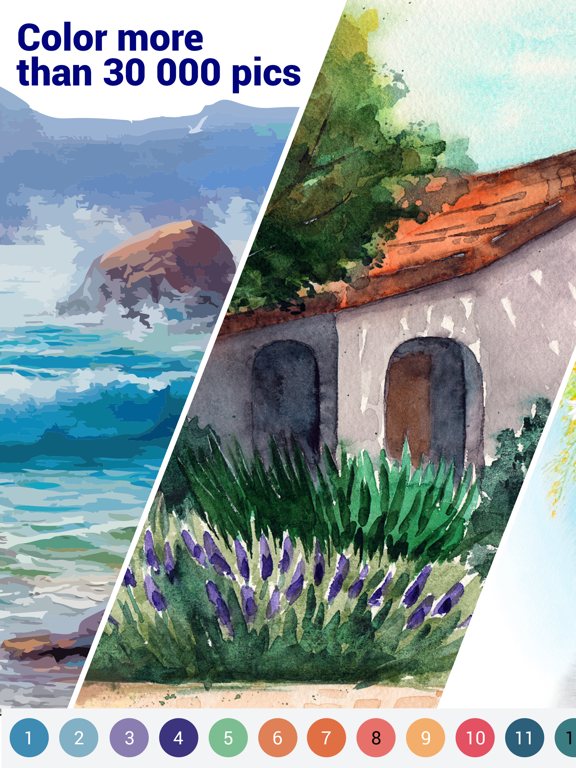 Happy Color by Numbers Game for iOS (iPhone/iPad/iPod touch) - Free ...