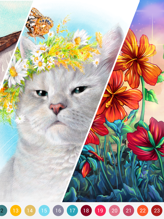 Happy Color by Numbers Game for iOS (iPhone/iPad/iPod touch) - Free ...