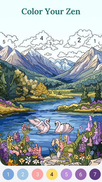 Happy Color by Numbers Game for iOS (iPhone/iPad/iPod touch) - Free ...