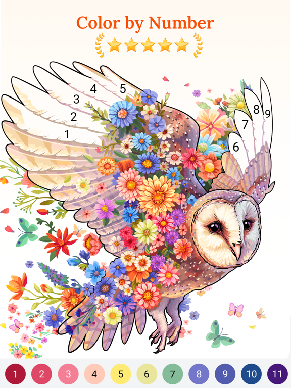 Happy Color by Numbers Game for iOS (iPhone/iPad/iPod touch) - Free ...