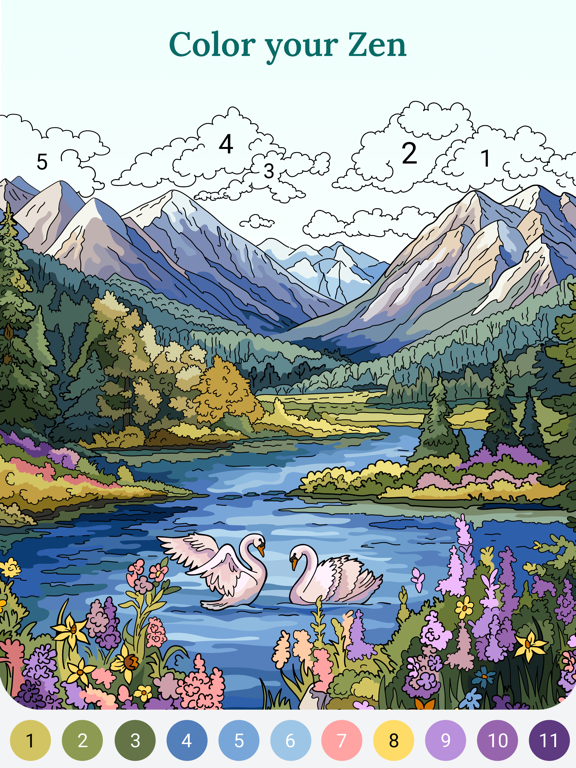 Happy Color by Numbers Game for iOS (iPhone/iPad/iPod touch) - Free ...