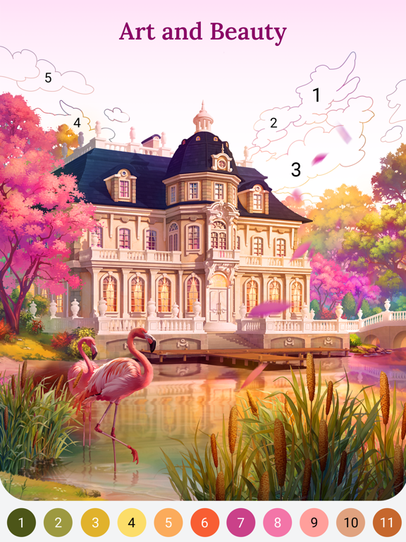 Happy Color by Numbers Game for iOS (iPhone/iPad/iPod touch) - Free ...