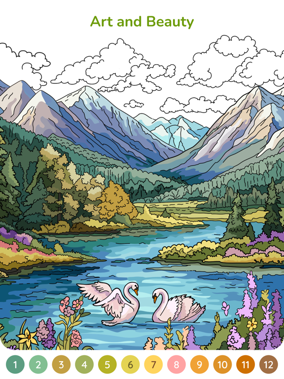 Happy Color by Numbers Game for iOS (iPhone/iPad/iPod touch) - Free ...