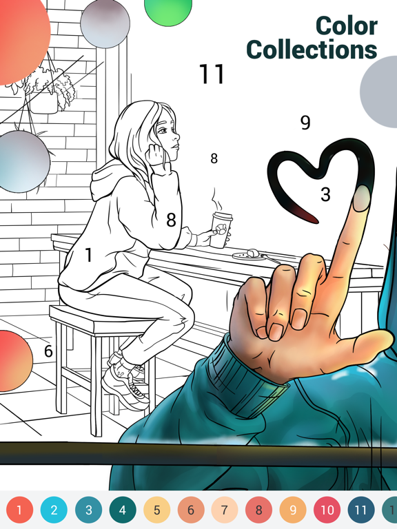 Happy Color by Numbers Game for iOS (iPhone/iPad/iPod touch) - Free ...