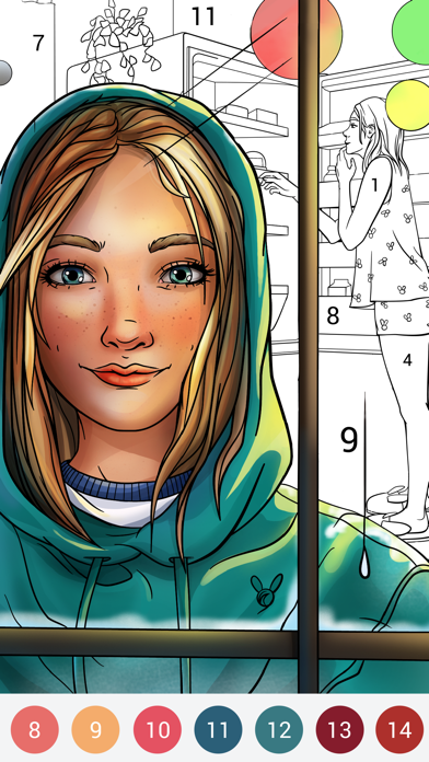 Happy Color by Numbers Game for iOS (iPhone/iPad/iPod touch) - Free ...